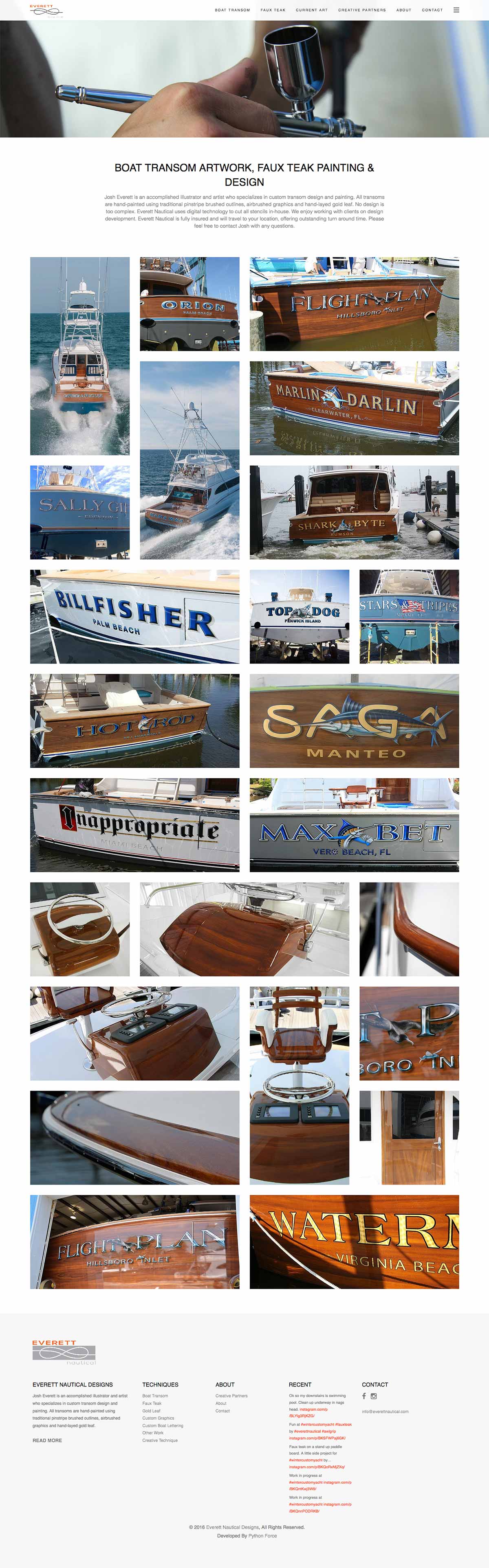 EVERETT NAUTICAL DESIGNS | PYTHON FORCE